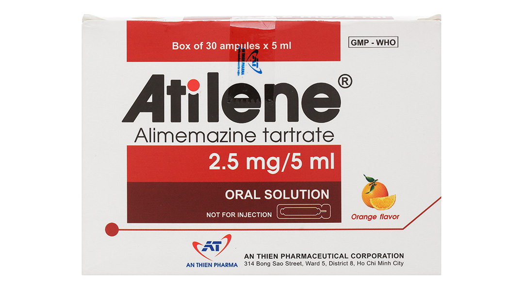 Thuốc Atilene 2.5mg/5ml trị viêm mũi, dị ứng - 01/2026 ...