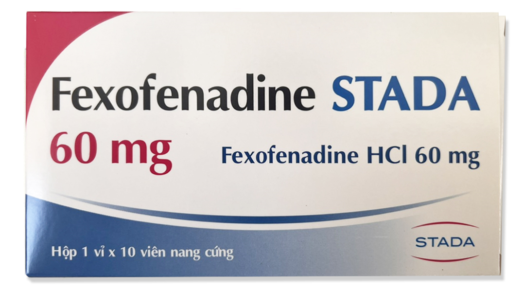 Fexofenadine Stada 60mg trị triệu chứng viêm mũi dị ứng, mày đay (1 vỉ ...