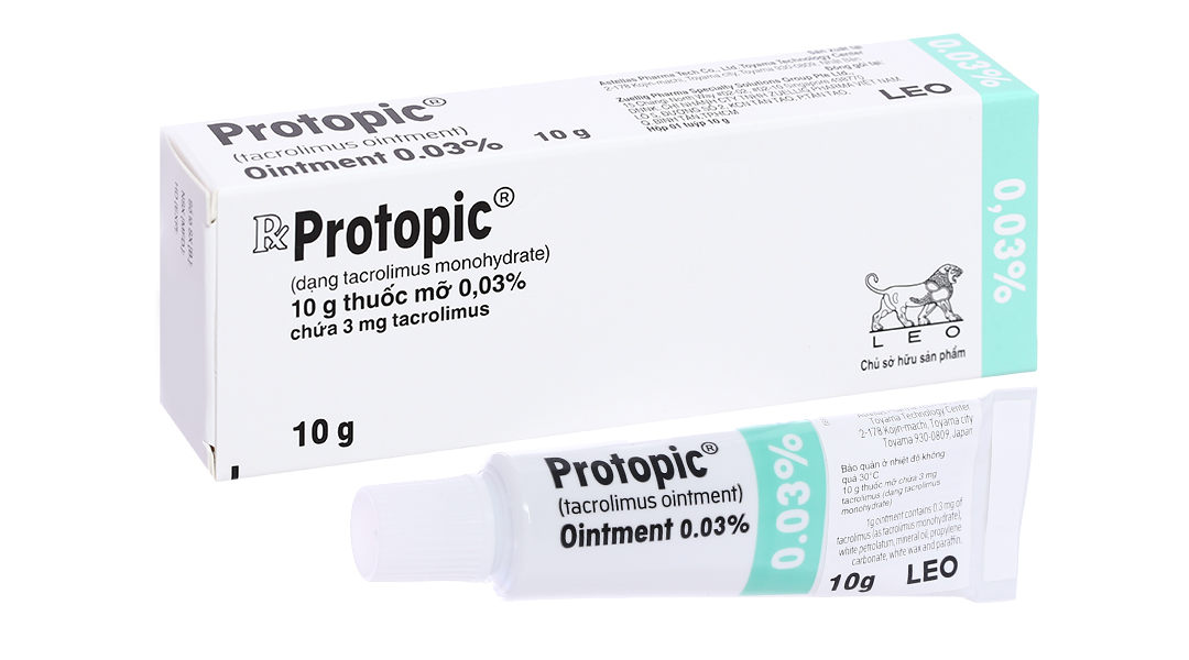 Thuốc mỡ bôi da Protopic 0.03% trị chàm thể tạng tuýp 10g - 01/2026 ...