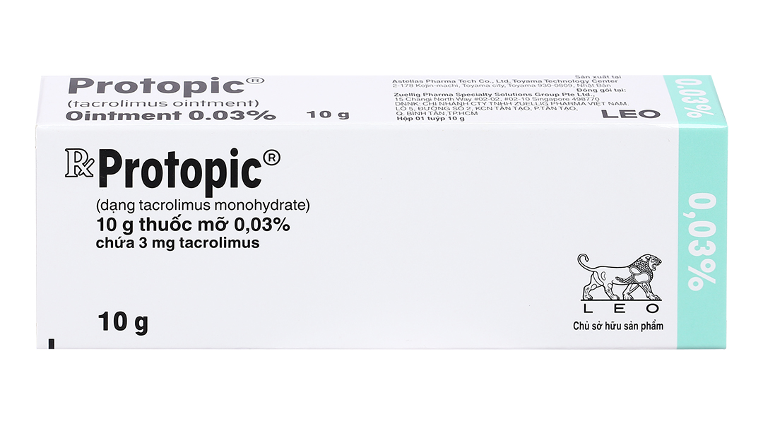 Thuốc mỡ bôi da Protopic 0.03% trị chàm thể tạng tuýp 10g - 08/2025 ...