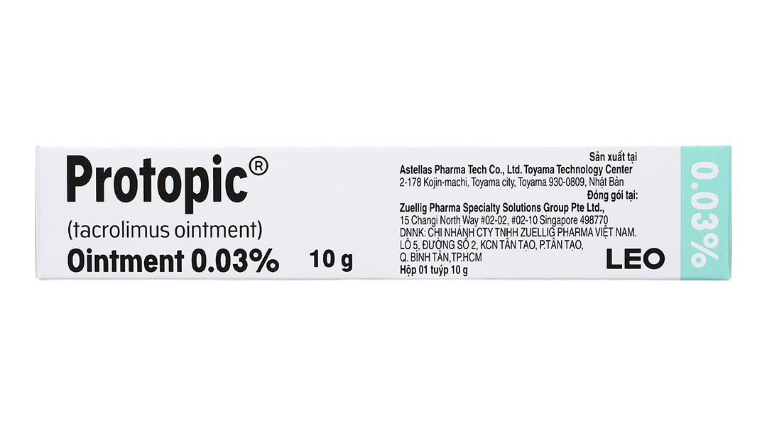 Thuốc mỡ bôi da Protopic 0.03% trị chàm thể tạng tuýp 10g - 08/2025 ...