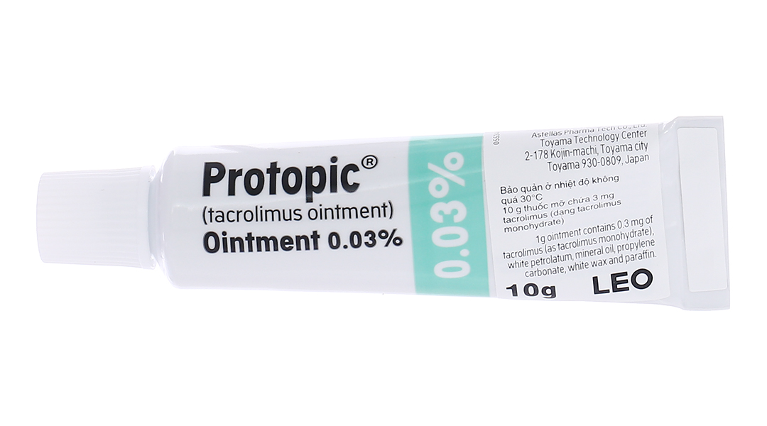 Thuốc mỡ bôi da Protopic 0.03% trị chàm thể tạng tuýp 10g - 08/2025 ...