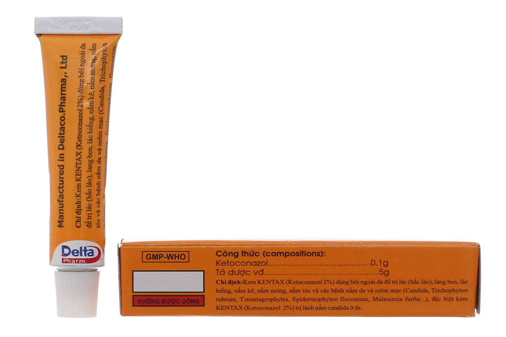 Kem bôi Kentax 2% trị nấm, lang ben, hắc lào tuýp 5g - 10/2025 ...