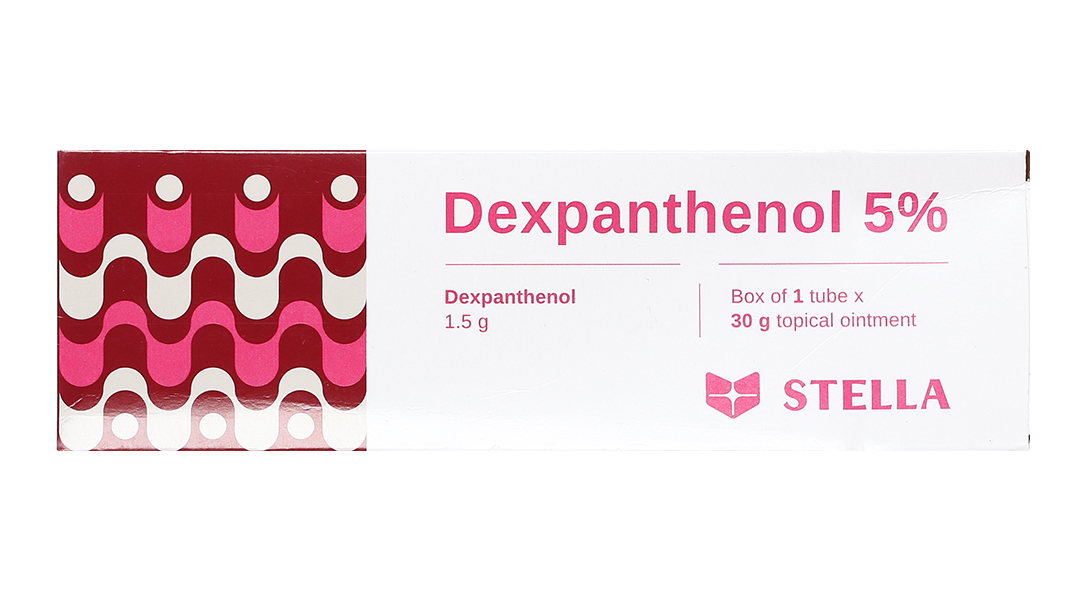 Thuốc mỡ Dexpanthenol 5% phòng và trị da khô rát, nứt nẻ tuýp 30g - 08/ ...