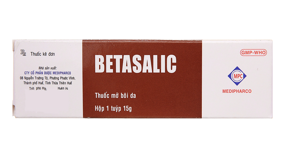 Thuốc mỡ Betasalic trị viêm da tuýp 15g - 08/2025 | nhathuocankhang.com