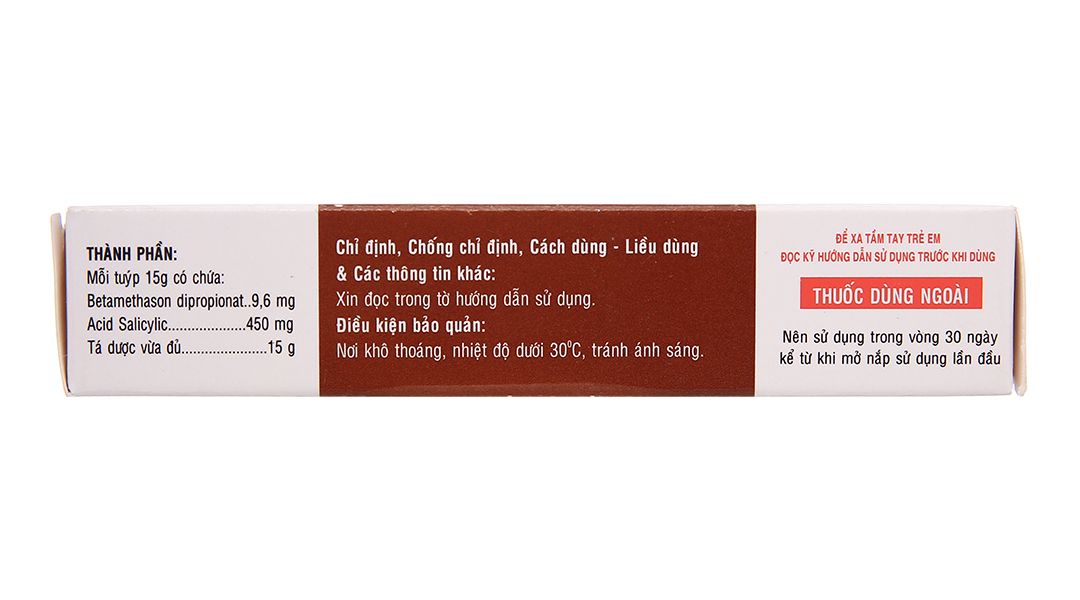 Thuốc mỡ Betasalic trị viêm da tuýp 15g - 08/2025 | nhathuocankhang.com