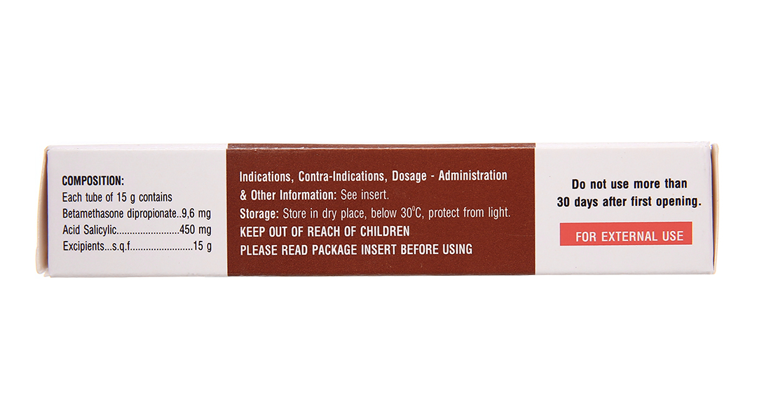 Thuốc mỡ Betasalic trị viêm da tuýp 15g - 08/2025 | nhathuocankhang.com