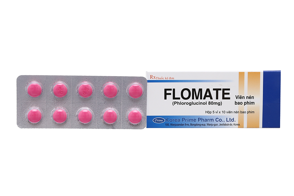Flomate 80mg giảm đau do co thắt tiêu hóa (5 vỉ x 10 viên) - 12/2025 ...