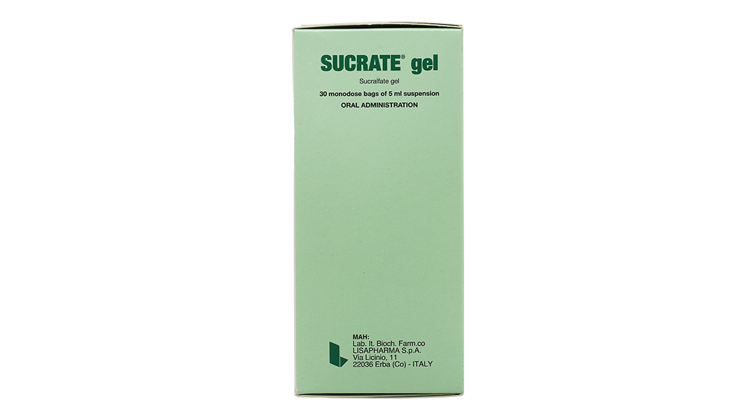 Thuốc Sucrate Gel 1g trị viêm loét dạ dày, tá tràng (30 gói x 5ml) - 08 ...