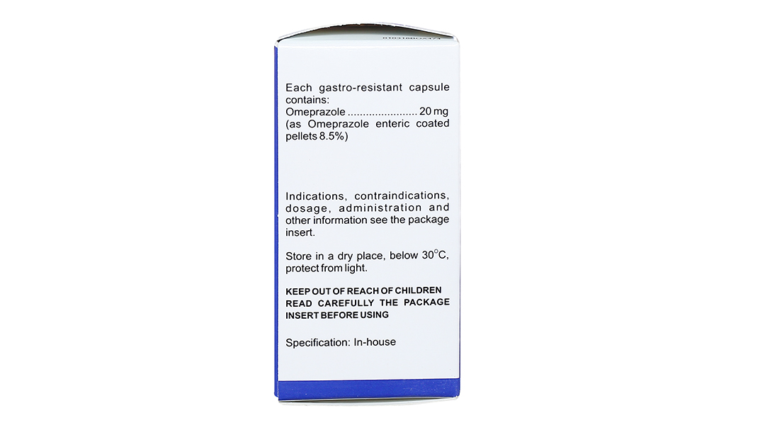 Thuốc Omeraz 20 phòng và trị tái phát loét dạ dày, tá tràng (5 vỉ x 4 ...