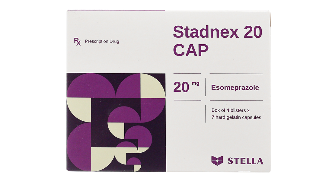Stadnex 20 Cap Stella trị trào ngược dạ dày, thực quản - 01/2026 ...