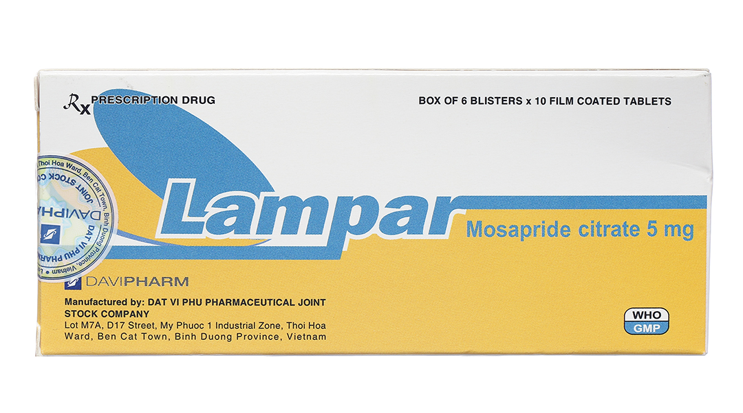 Thuốc Lampar 5mg trị trào ngược dạ dày, thực quản - 12/2025 ...