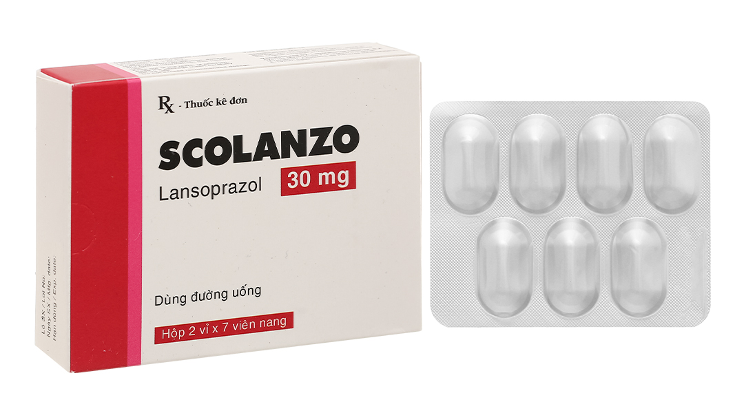 Thuốc Scolanzo 30mg trị loét dạ dày, tá tràng, trào ngược dạ dày - 12/ ...