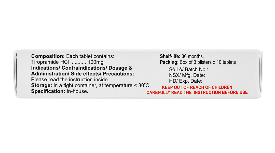 Thuốc Talroma Tablet 100mg giảm đau do co thắt tiêu hóa - 12/2025 ...