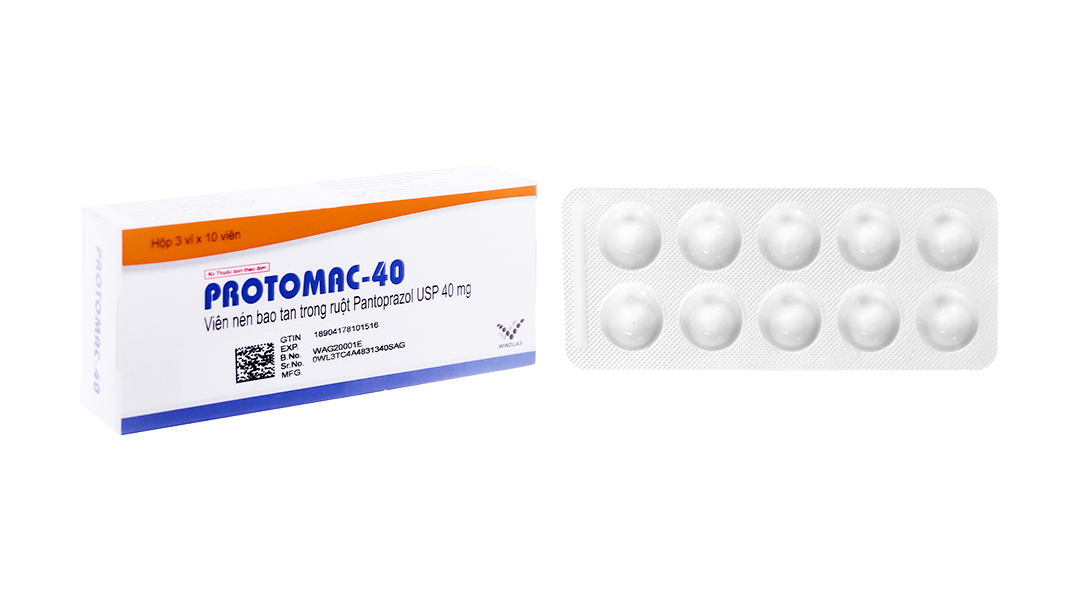 Thuốc Protomac-40 trị trào ngược dạ dày, thực quản - 08/2025 ...