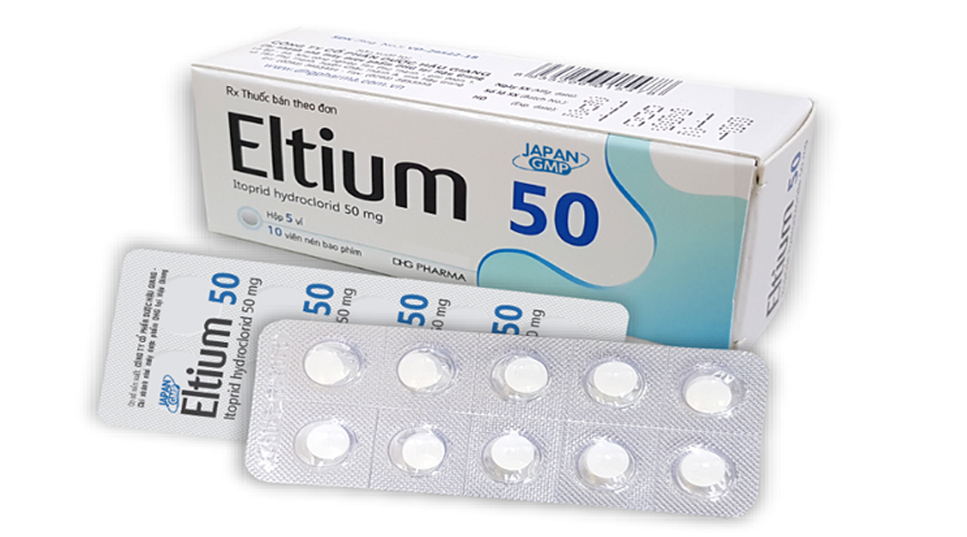 Eltium 50 trị triệu chứng viêm dạ dày mãn tính (5 vỉ x 10 viên) - 09/ ...