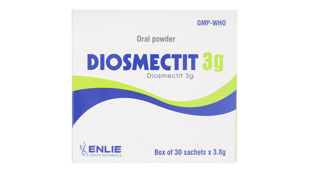 Thuốc Diosmectit 3g trị đau của viêm dạ dày - ruột - 09/2025 ...