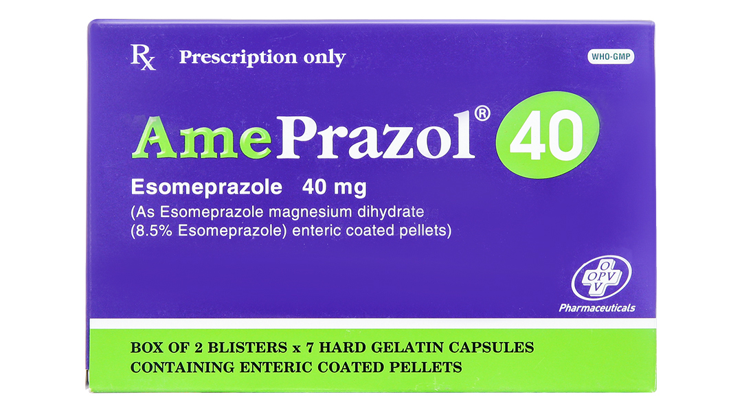 Thuốc AmePrazol 40 trị viêm xước và trào ngược dạ dày - 09/2025 ...