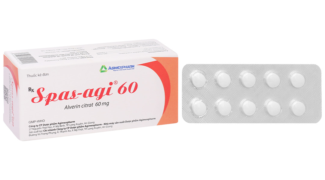 Spas-agi 60 trị đau do co thắt cơ trơn ở đường tiêu hóa - 12/2025 ...
