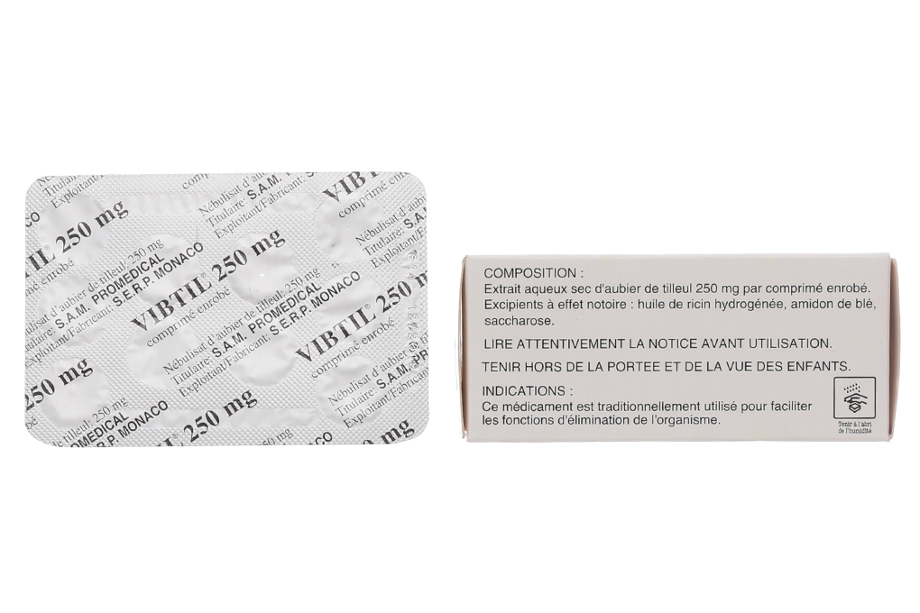 Vibtil 250mg hỗ trợ trị bệnh lý về gan mật (4 vỉ x 10 viên) - 09/2025 ...