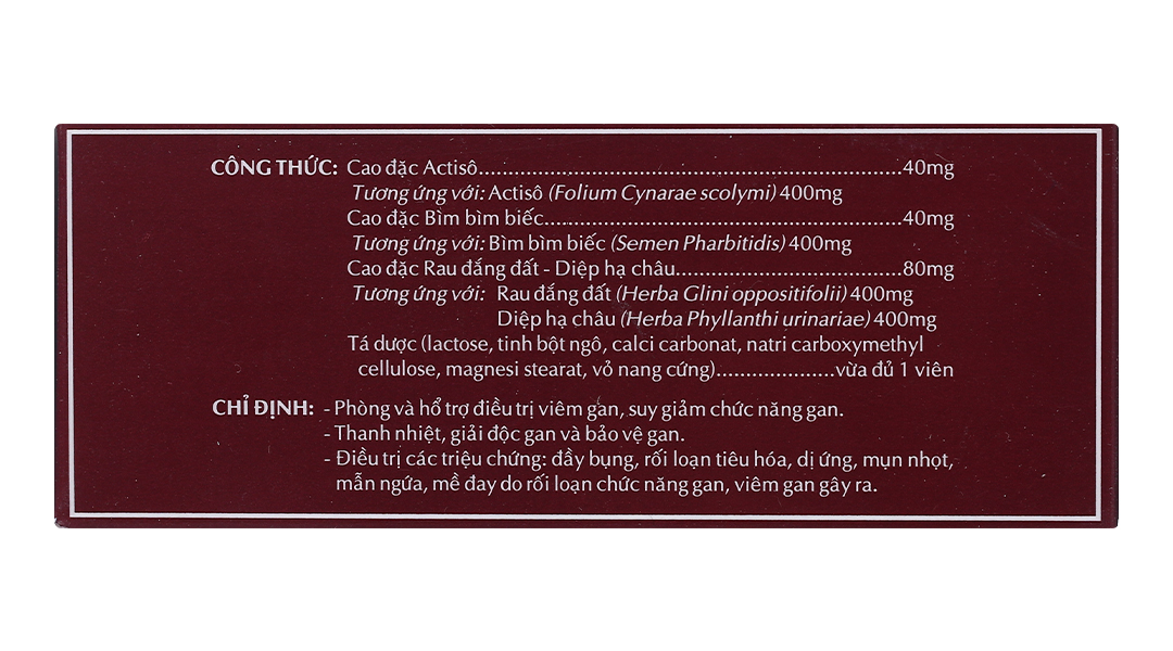 Liverbil phòng và hỗ trợ trị viêm gan, suy giảm chức năng gan (5 vỉ x ...