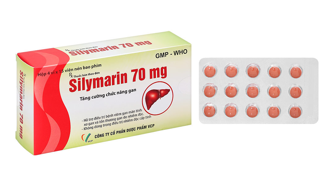 Thuốc Silymarin 70mg hỗ trợ trị viêm gan mãn tính, xơ gan - 01/2026 ...