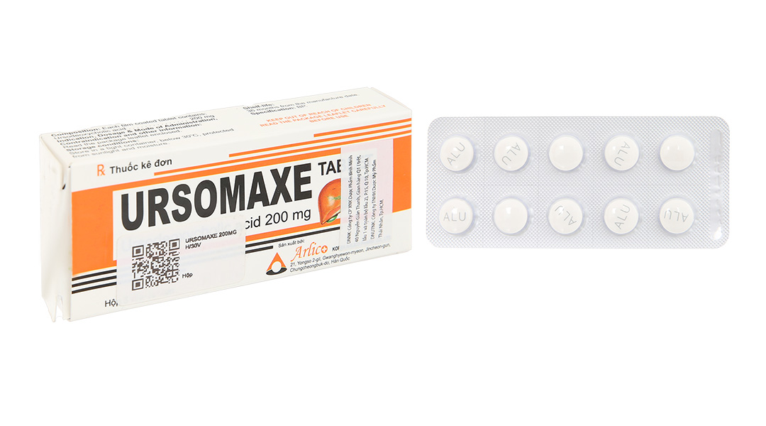 Thuốc Ursomaxe 200mg điều trị gan ứ mật, sỏi mật - 08/2025 ...
