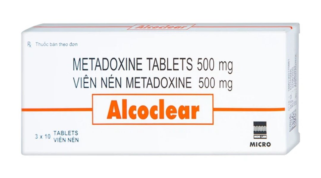 Thuốc Alcoclear 500mg giải độc rượu, hỗ trợ trị bệnh lý về gan (3 vỉ x ...