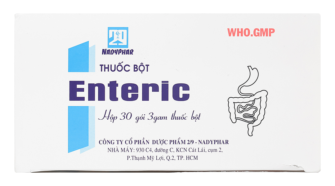 Thuốc bột Enteric trị viêm ruột cấp và mãn tính (30 gói x 3g) - 09/2025 ...