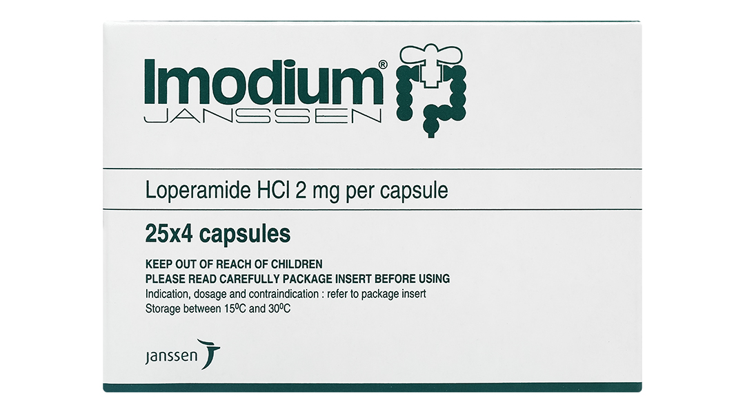 Imodium 2mg trị triệu chứng tiêu chảy cấp (25 vỉ x 4 viên) - 05/2026 ...