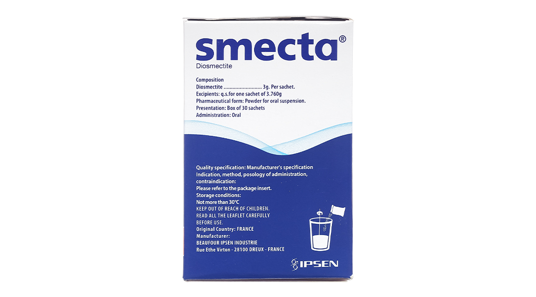 Thuốc Smecta 3g trị các triệu chứng tiêu chảy cấp (hộp 30 gói) - 03/ ...