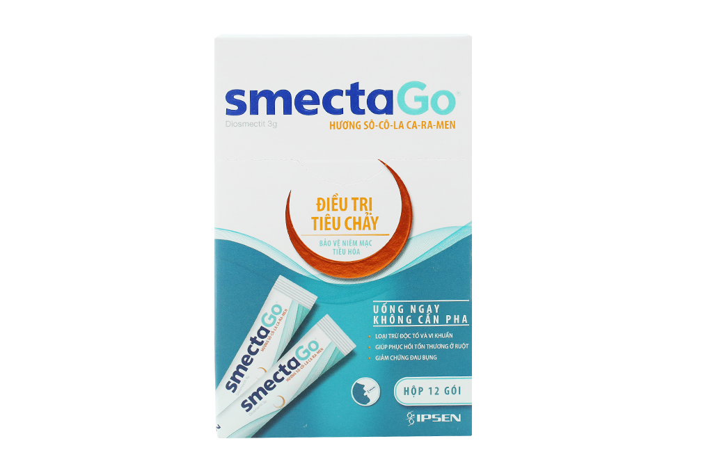 Thuốc SmectaGo 3g trị tiêu chảy cấp (12 gói x 10g) - 02/2025 ...