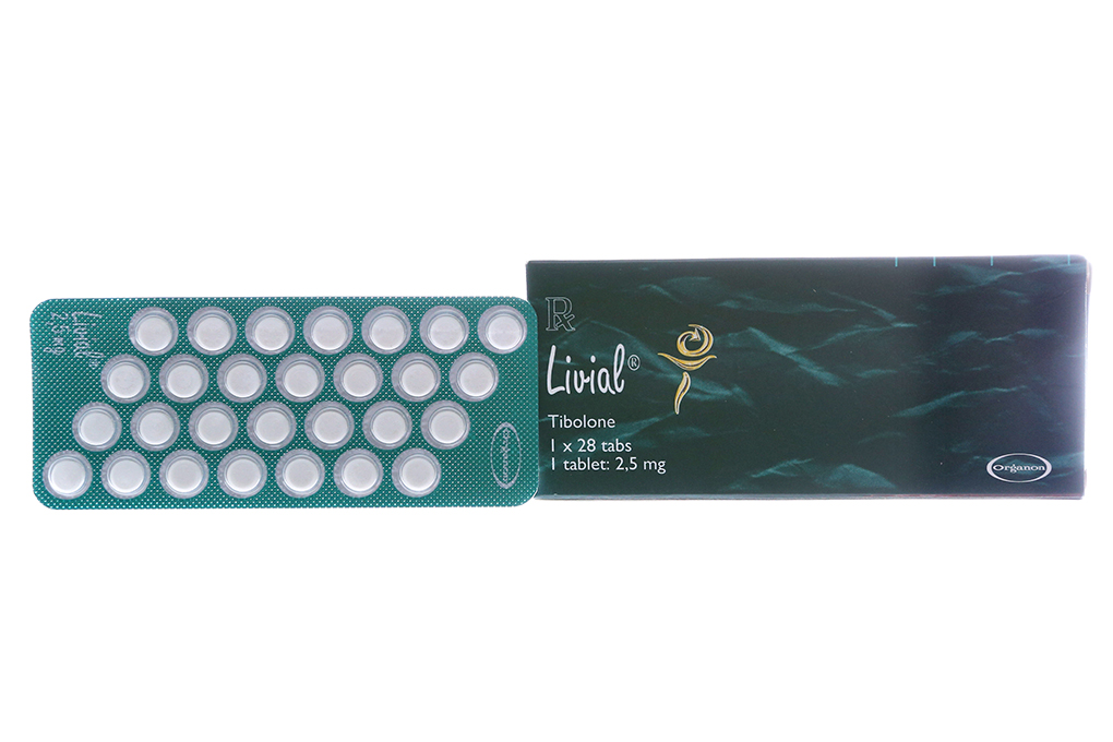 Livial 2.5mg trị thiếu estrogen do mãn kinh (1 vỉ x 28 viên) - 08/2025 ...