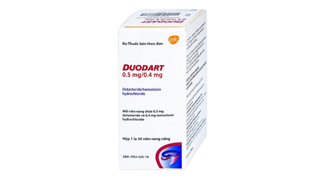 Duodart 0.5mg/0.4mg trị phì đại lành tính tuyến tiền liệt hộp 30 viên ...