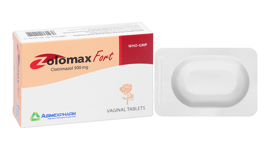 Thuốc đặt Zolomax Fort 500mg điều trị nấm Candida (1 vỉ x 1 viên) - 02/ ...