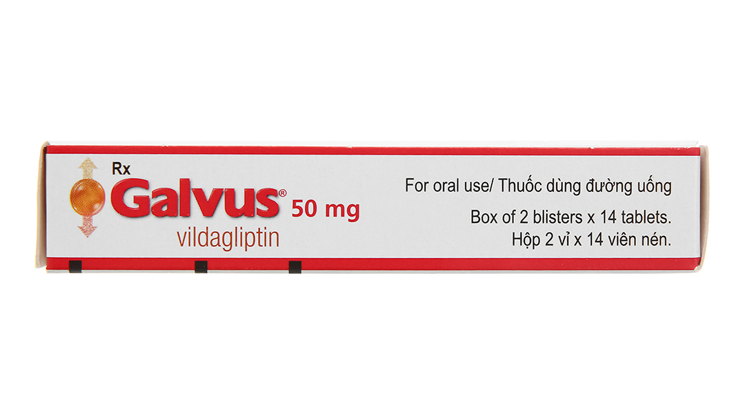 Thuốc Galvus 50mg điều trị tiểu đường type 2 (2 vỉ x 14 viên) - 08/2025 ...