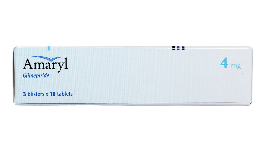 Amaryl 4mg trị đái tháo đường tuýp 2 (3 vỉ x 10 viên) - 08/2025 ...