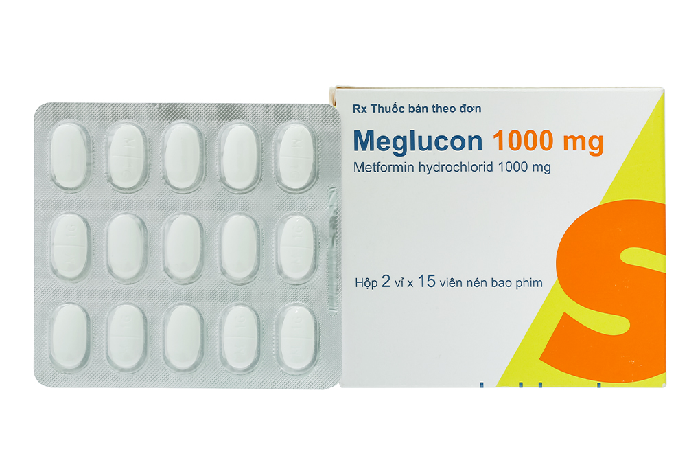 Thuốc Meglucon 1000mg trị đái tháo đường tuýp 2 - 01/2026 ...