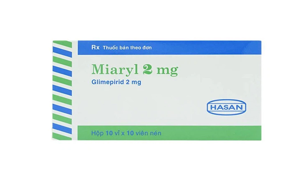 Miaryl 2mg điều trị tiểu đường type 2 (10 vỉ x 10 viên) - 02/2025 ...
