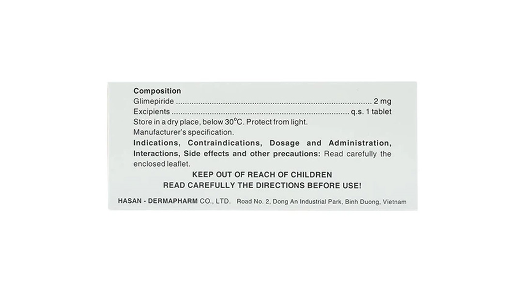 Miaryl 2mg điều trị tiểu đường type 2 (10 vỉ x 10 viên) - 02/2025 ...