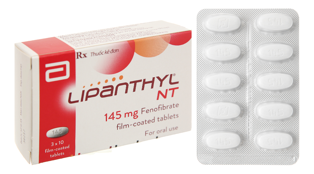 Thuốc Lipanthyl NT 145mg Abbott trị tăng Cholesterol máu - 10/2024 ...