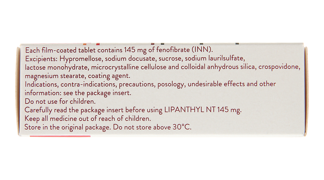 Thuốc Lipanthyl NT 145mg Abbott trị tăng Cholesterol máu - 10/2024 ...