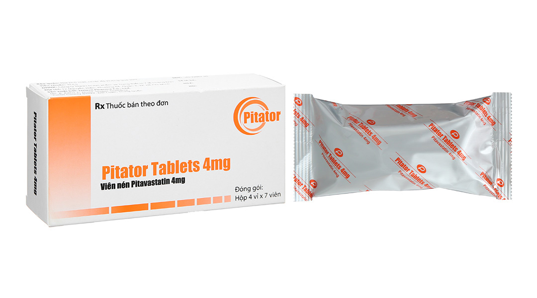 Pitator Tablets 4mg (4 vỉ x 7 viên) trị rối loạn mỡ máu - 10/2025 ...