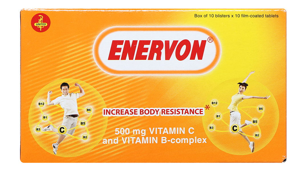 Thuốc Enervon bổ sung vitamin nhóm B và vitamin C - 12/2025 ...