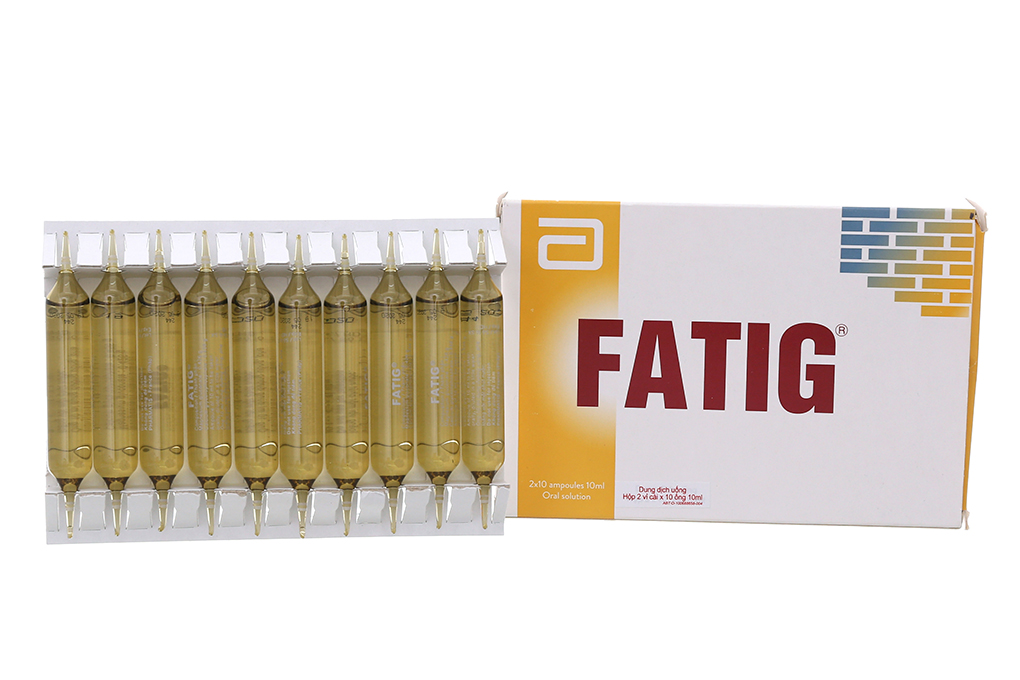 Dung dịch uống Fatig trị suy nhược chức năng (20 ống x 10ml) - 08/2025 ...