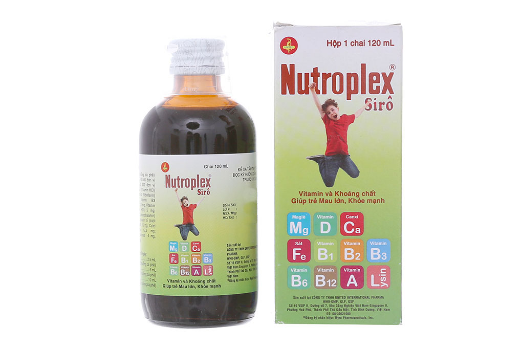 Siro Nutroplex bổ sung vitamin, trị thiếu máu chai 120ml - 12/2025 ...