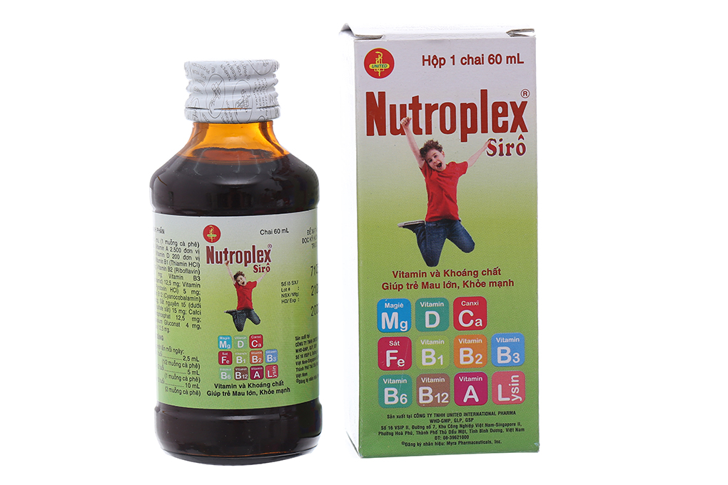Siro Nutroplex bổ sung vitamin, trị thiếu máu chai 60ml - 10/2025 ...