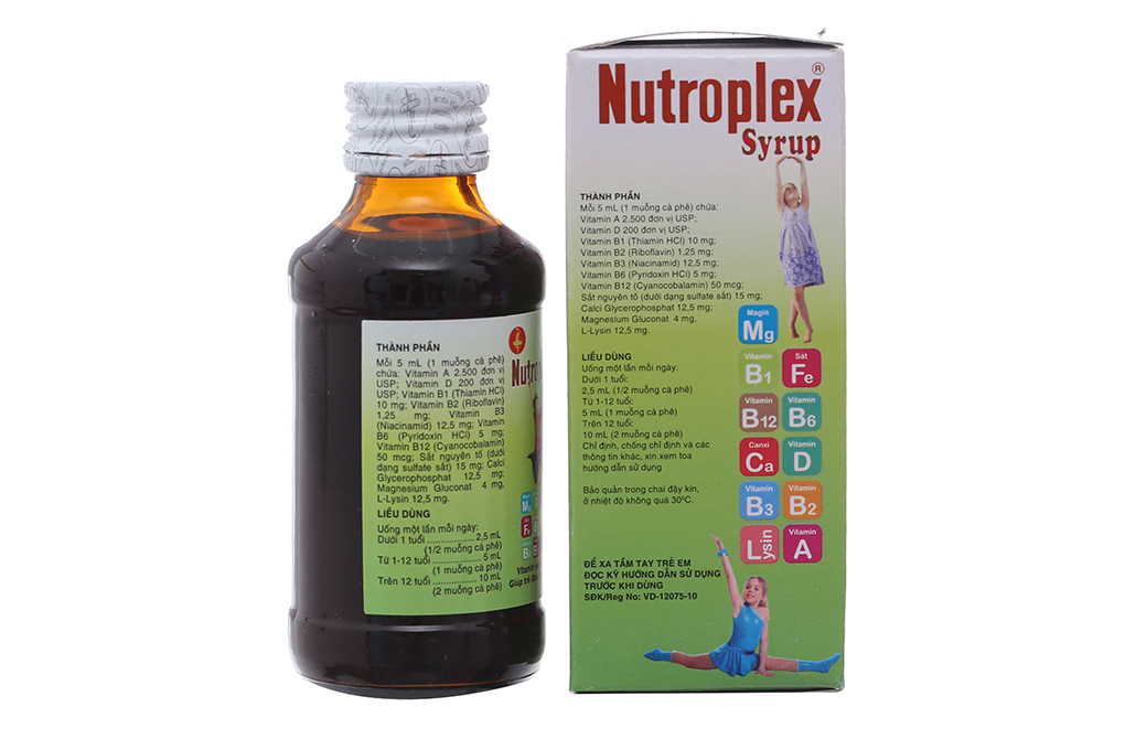 Siro Nutroplex bổ sung vitamin, trị thiếu máu chai 60ml - 12/2025 ...