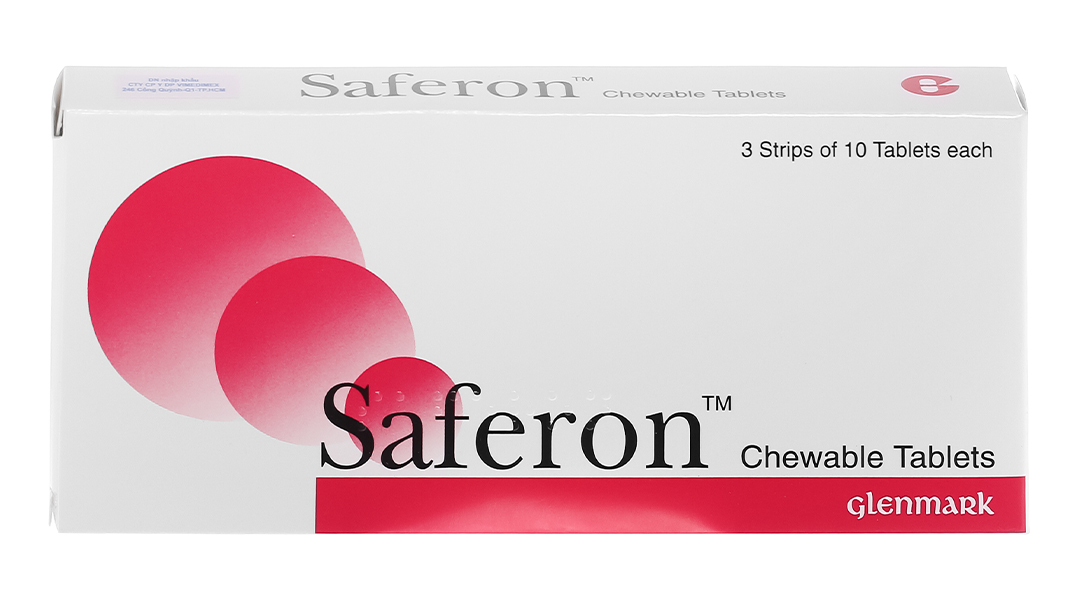 Viên nhai Saferon phòng và trị thiếu máu, thiếu sắt - 11/2025 ...