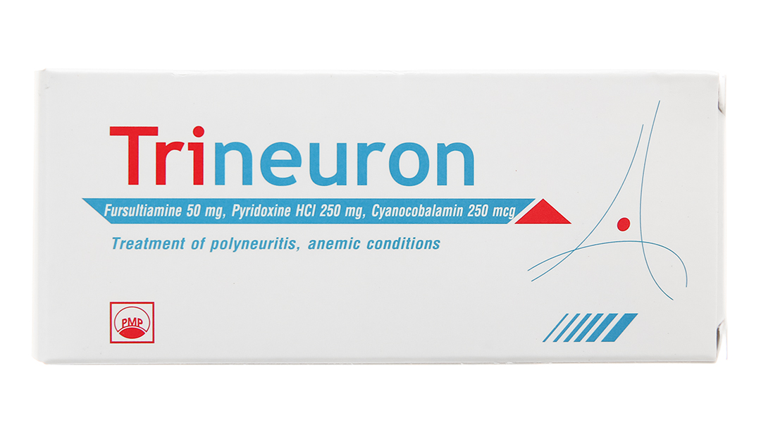 Thuốc Trineuron trị bệnh thiếu vitamin nhóm B (5 vỉ x 10 viên) - 11/ ...